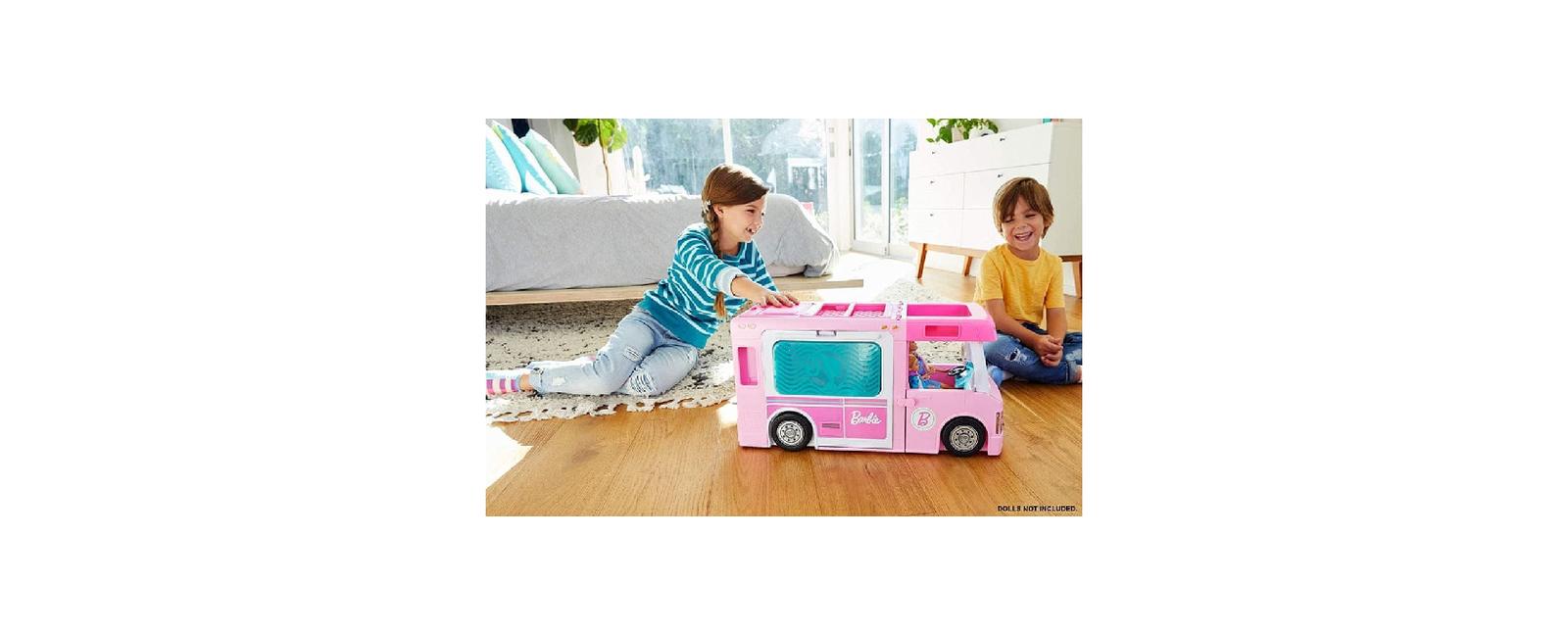 Recenze Mattel Barbie Karavanu snů 3 V 1 - Modrý koník