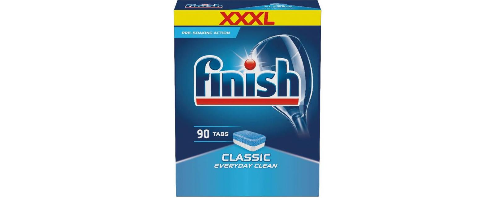 Recenze tablet do myčky Finish Classic. - Modrý koník